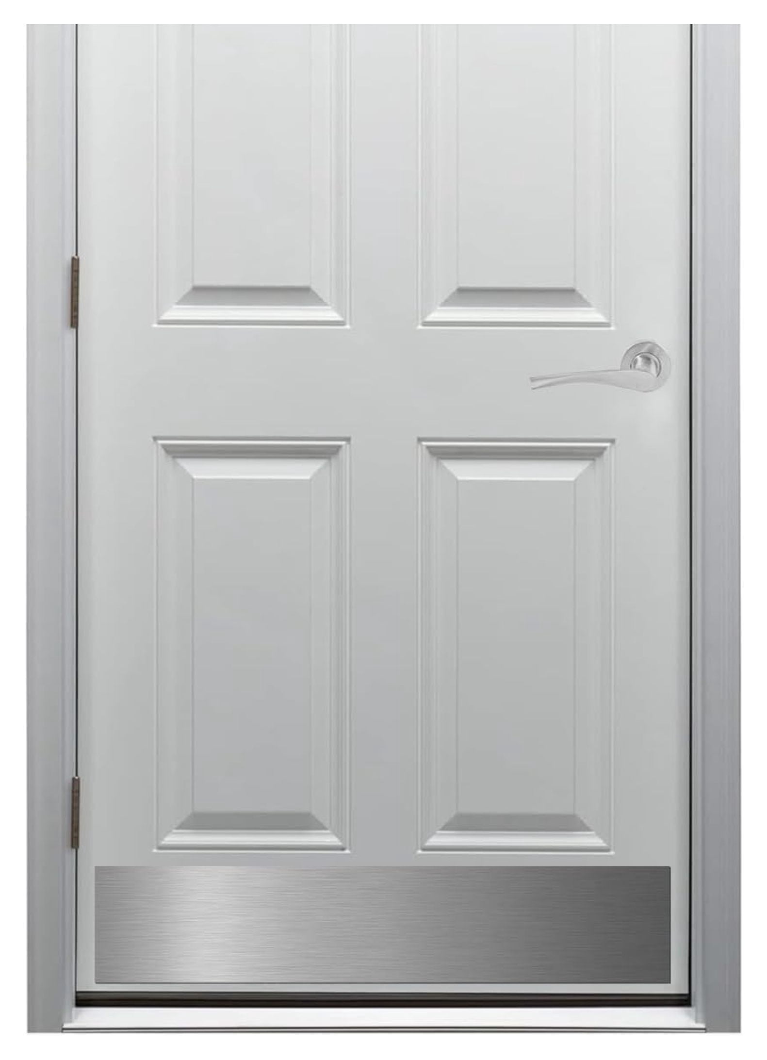 Door Kick Plate Peel and Stick (6"x 34", Stainless Steel) - Walmart.com