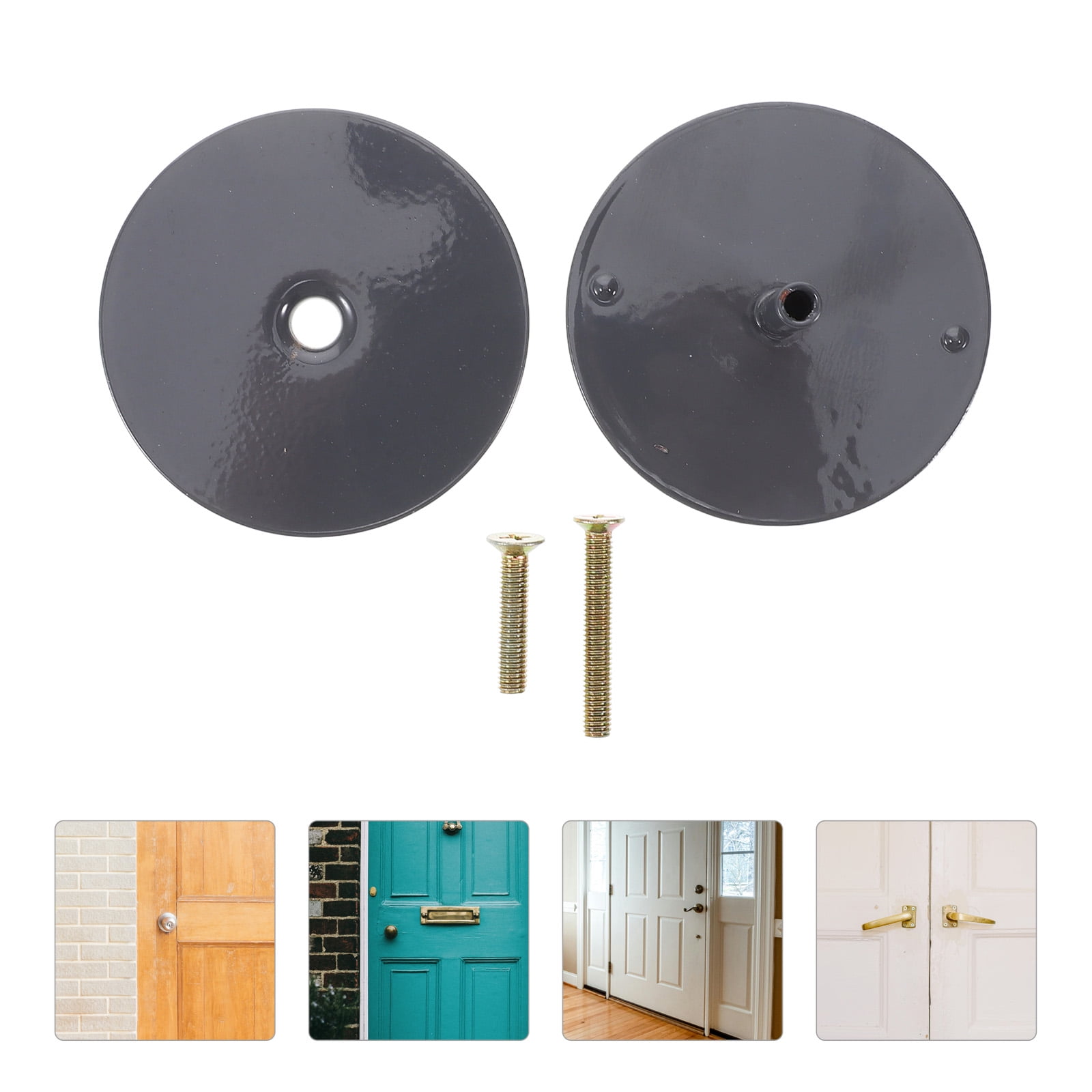 Door Knob Hole Cover,Flat Cover Plate for Cleanout Plug Access Hole 2-5 ...