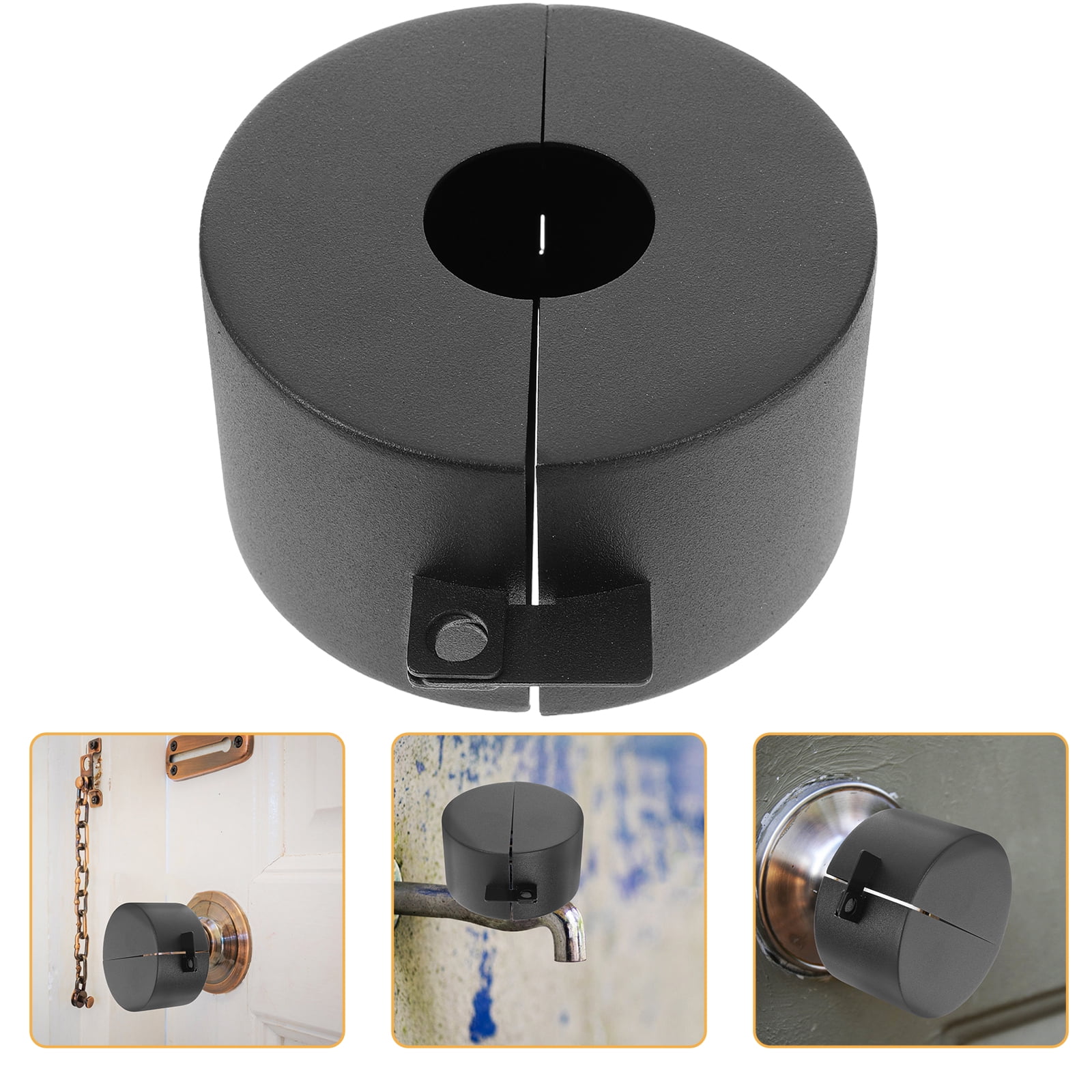 Door Knob Lock with Door Reinforcement Temporary Lock for Door Handle ...