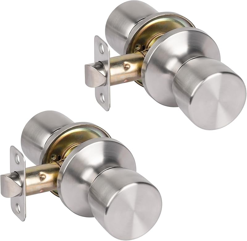 Door Knob with Lock and Key, Keyed Entry Door Knob, Exterior and ...