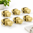 Door Knobs Interior Bedroom Knob With Lock Keyless Heavy Duty Stainless ...
