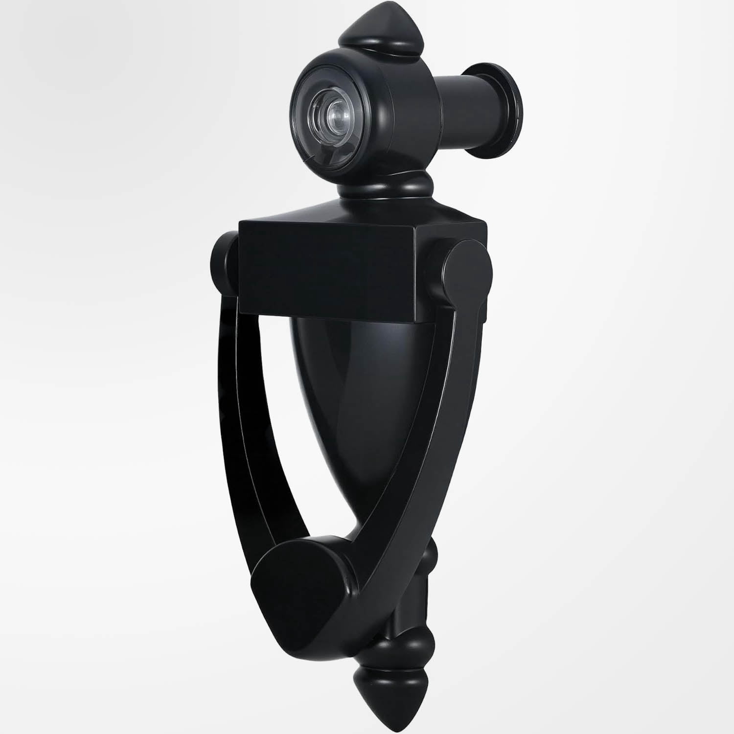 Door Knocker with Peephole Viewer for Front Door Security - Zinc Die ...