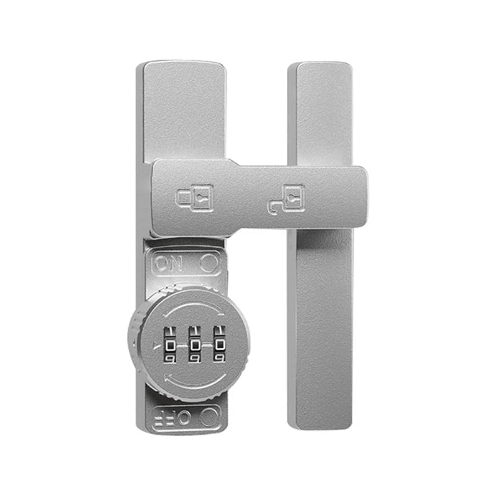 Door Latch 180 Degrees Sliding Door Lock Password Lock Interior Door ...