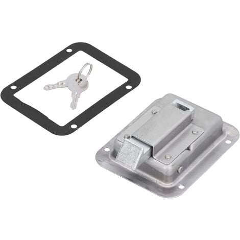 Door Latch, 304 Stainless Steel Paddle Door Latch Flush Mount with 2 ...