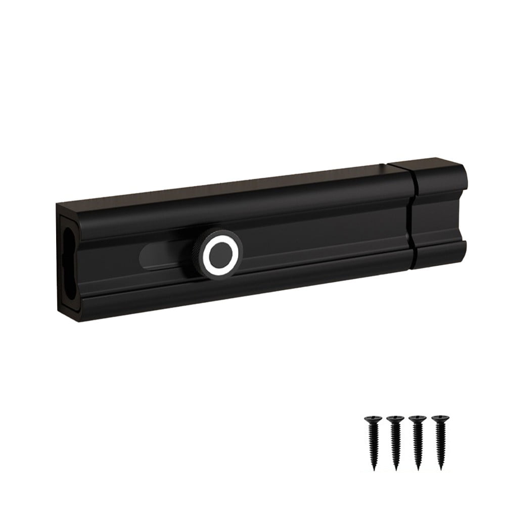 Door Latch Aluminum Alloy Door Latch with Screws Punch Holes Lock ...