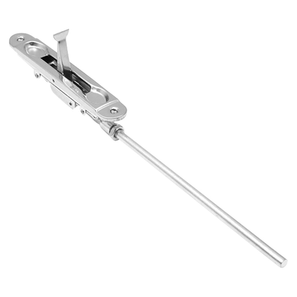 Door Latch Bolts Heavy Duty Spring Chain Lock Gate Sliding Doors Silver ...