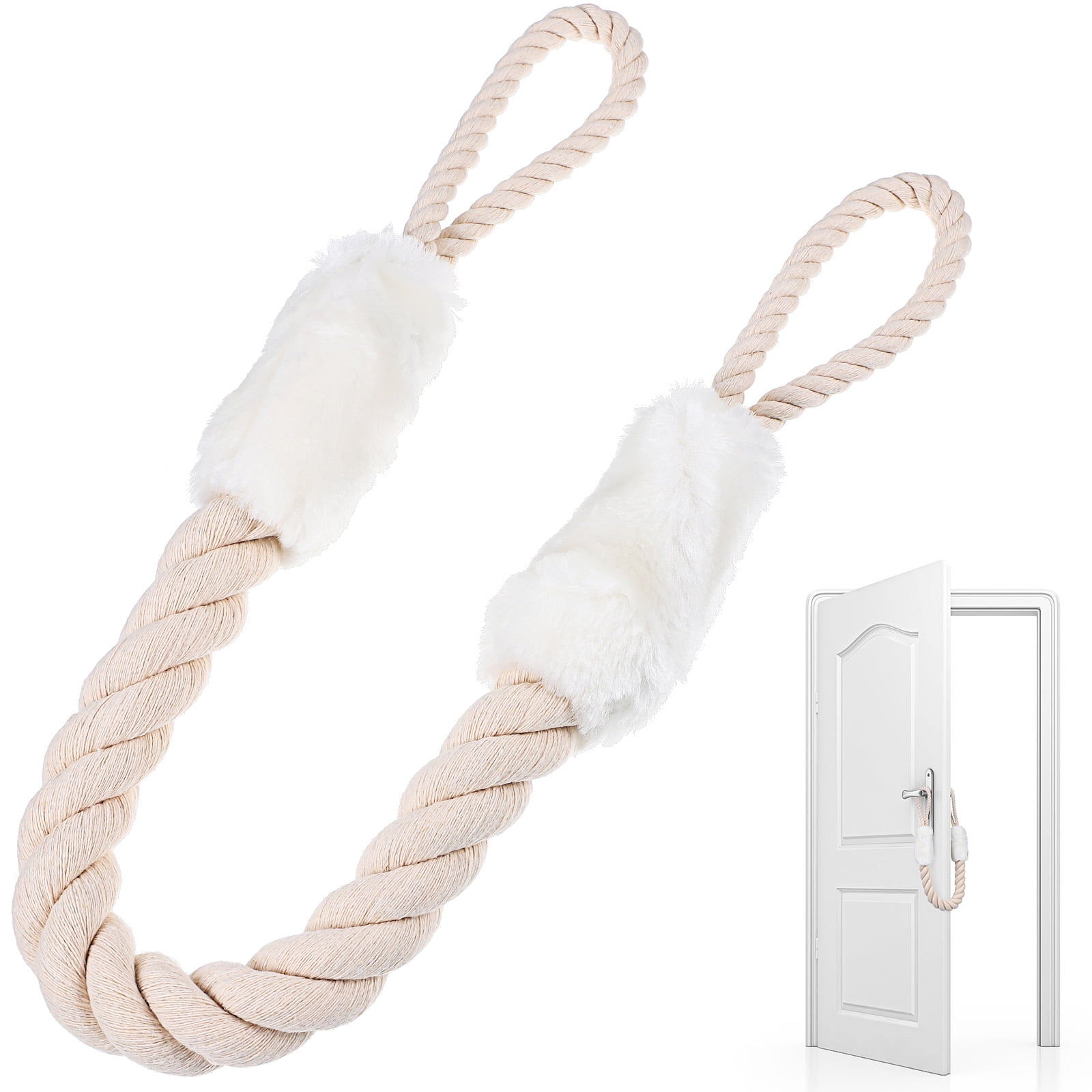 Door Latch Door Pull Handle Rope Door Strap Door Stop Cotton Rope Door ...