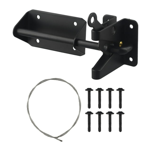 Door Latch Heavy Duty Gate Latch Kit for Outdoor Garden Pool Metal ...