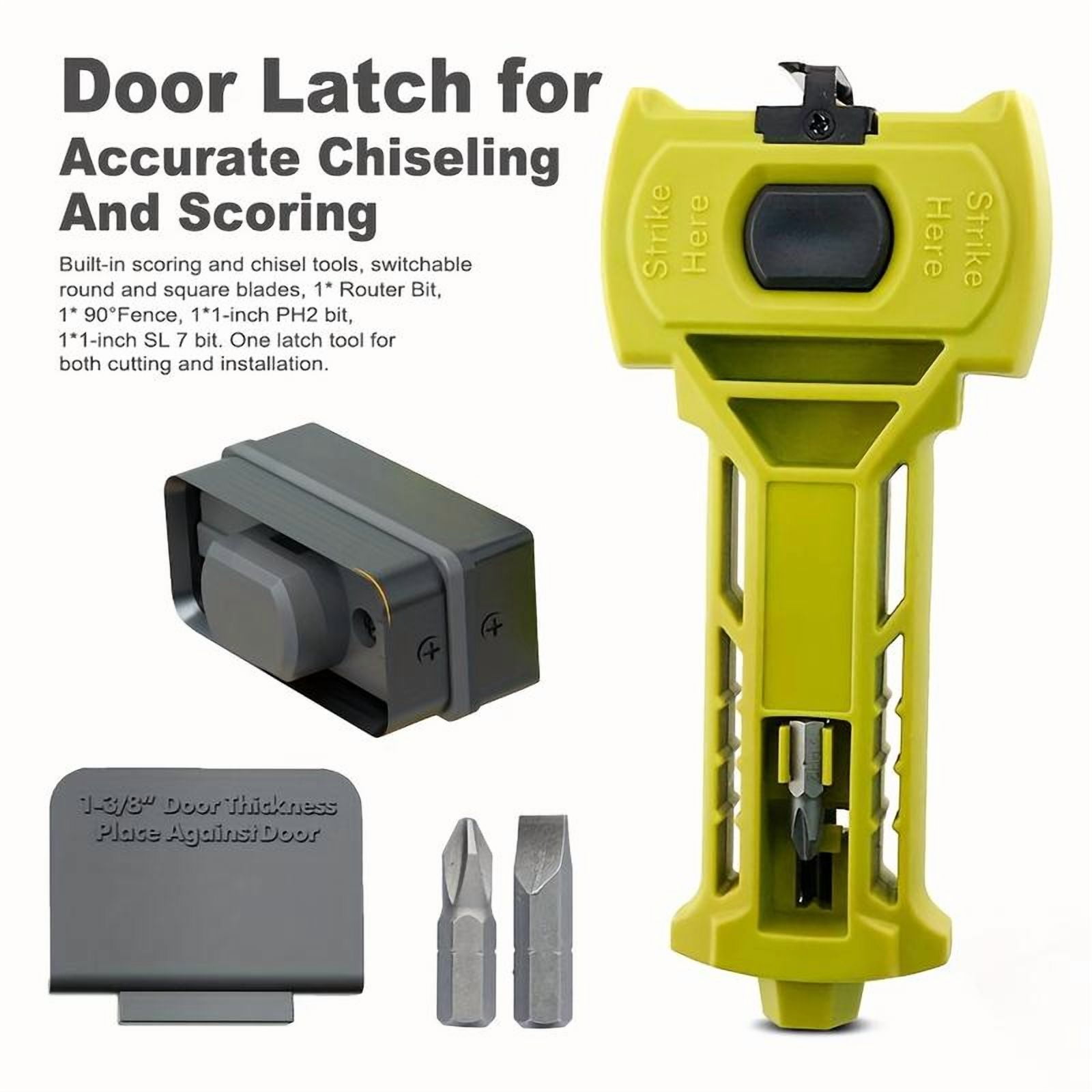 Door Latch Installation Kit, Door Latch Mortise Tool for Precise ...