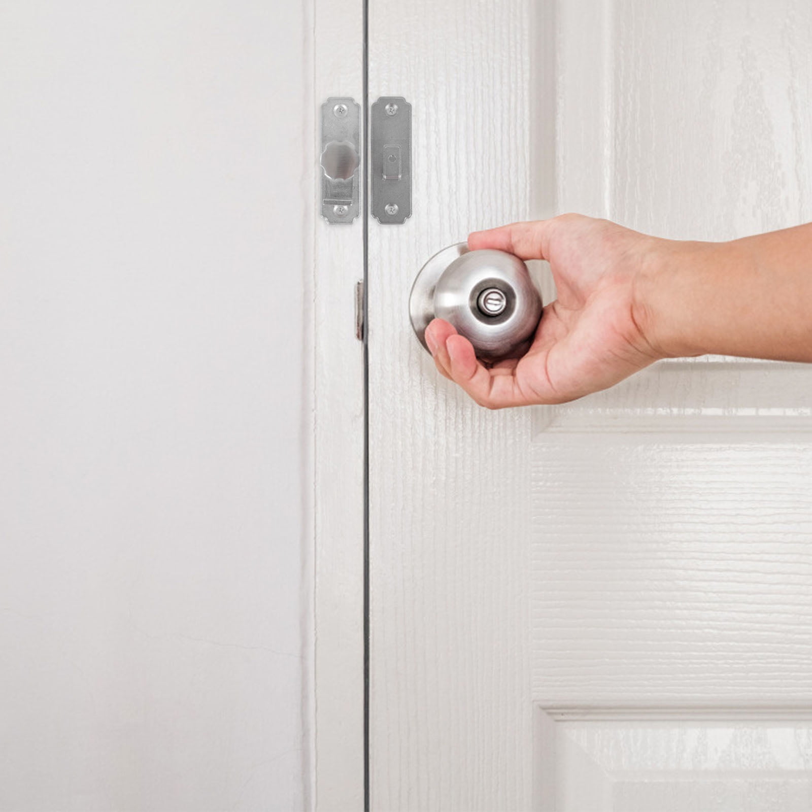 Door Latch Lock Safety Lever Handle Locks Angle Knob Screen Lock ...