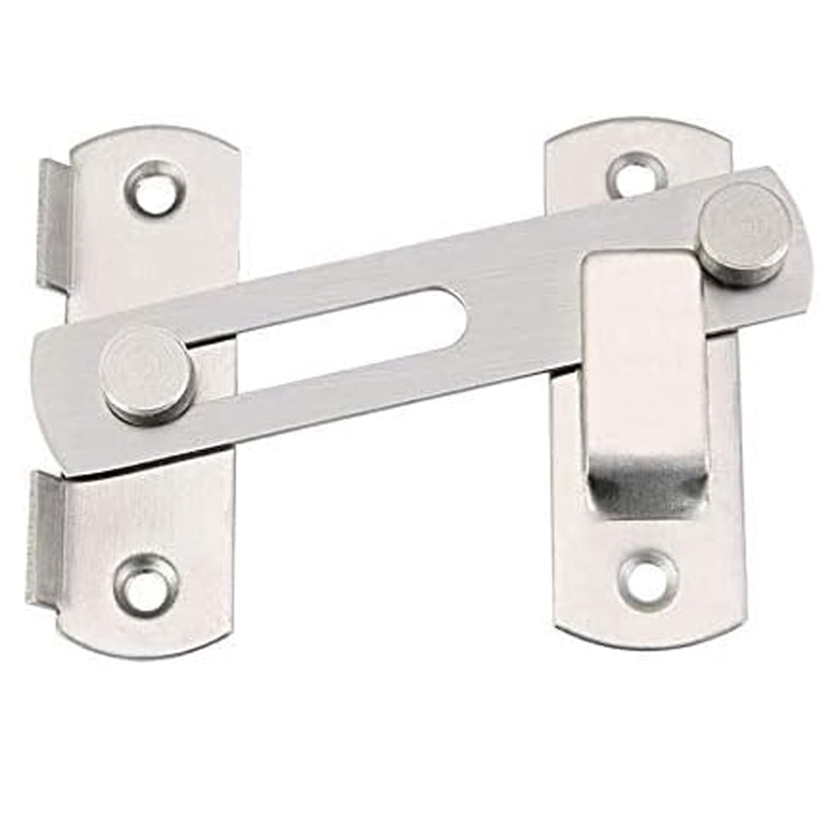 Door Latch Sliding Lock, Stainless Steel Door Lock, With Screw Safety ...