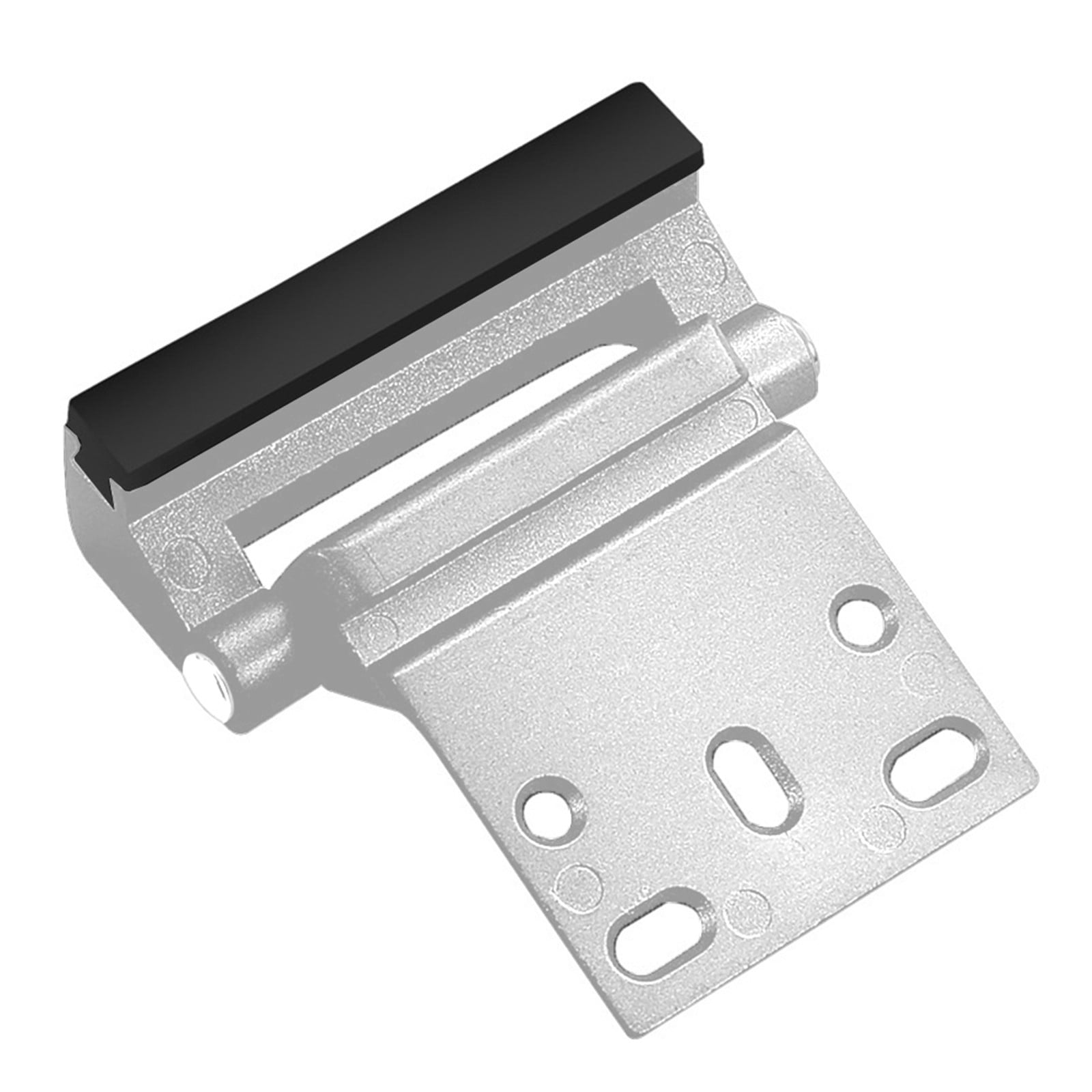 Door Latch Zinc Alloy Door Latch with Screws Punch Holes Lock Silver ...