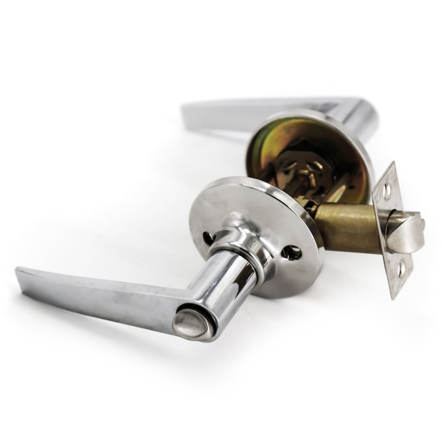 Door Lever Lara Chrome Keyed Door Handle by Villar Home Designs ...