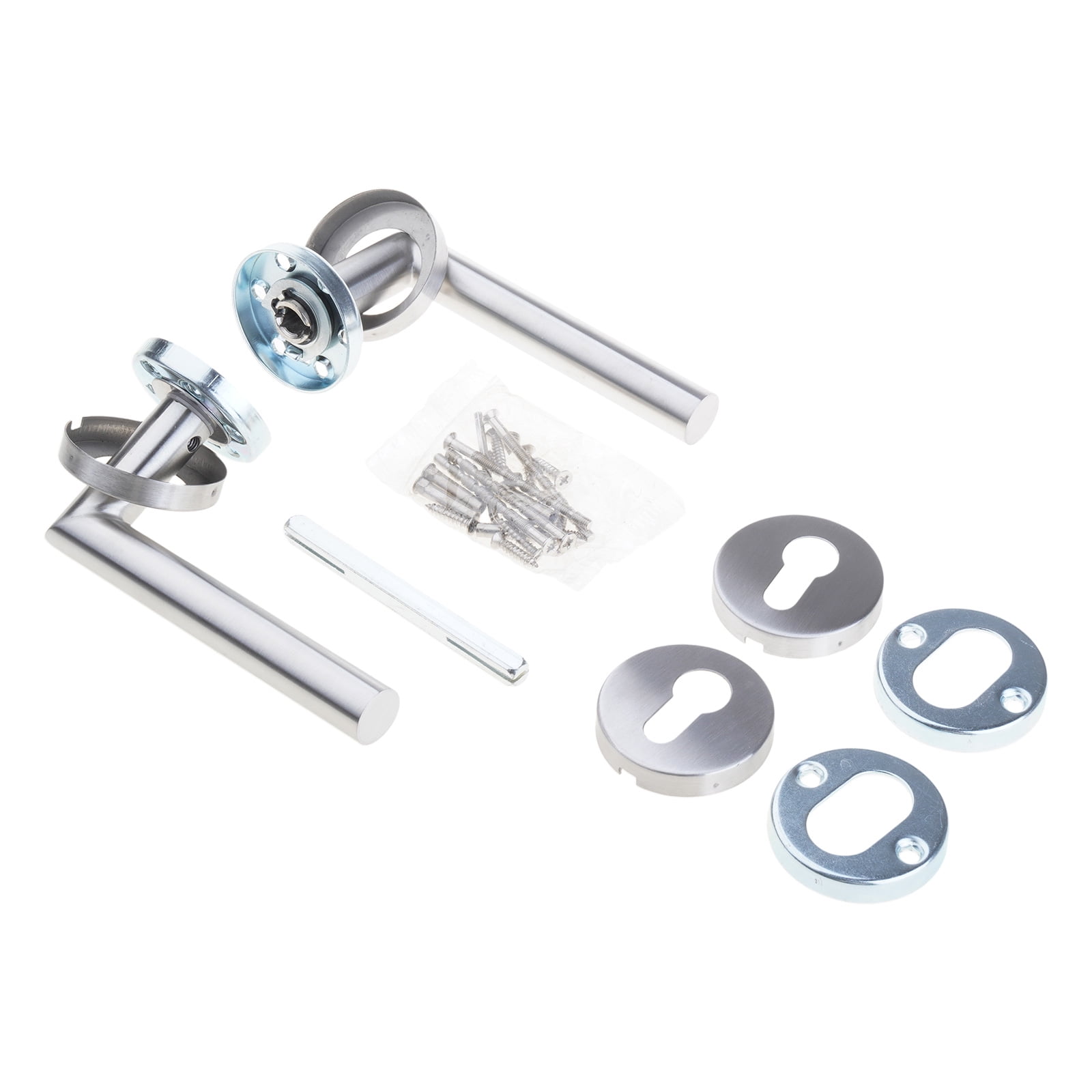Door Levers Lock Set Round Handle with T Designs Steel Angles Door ...