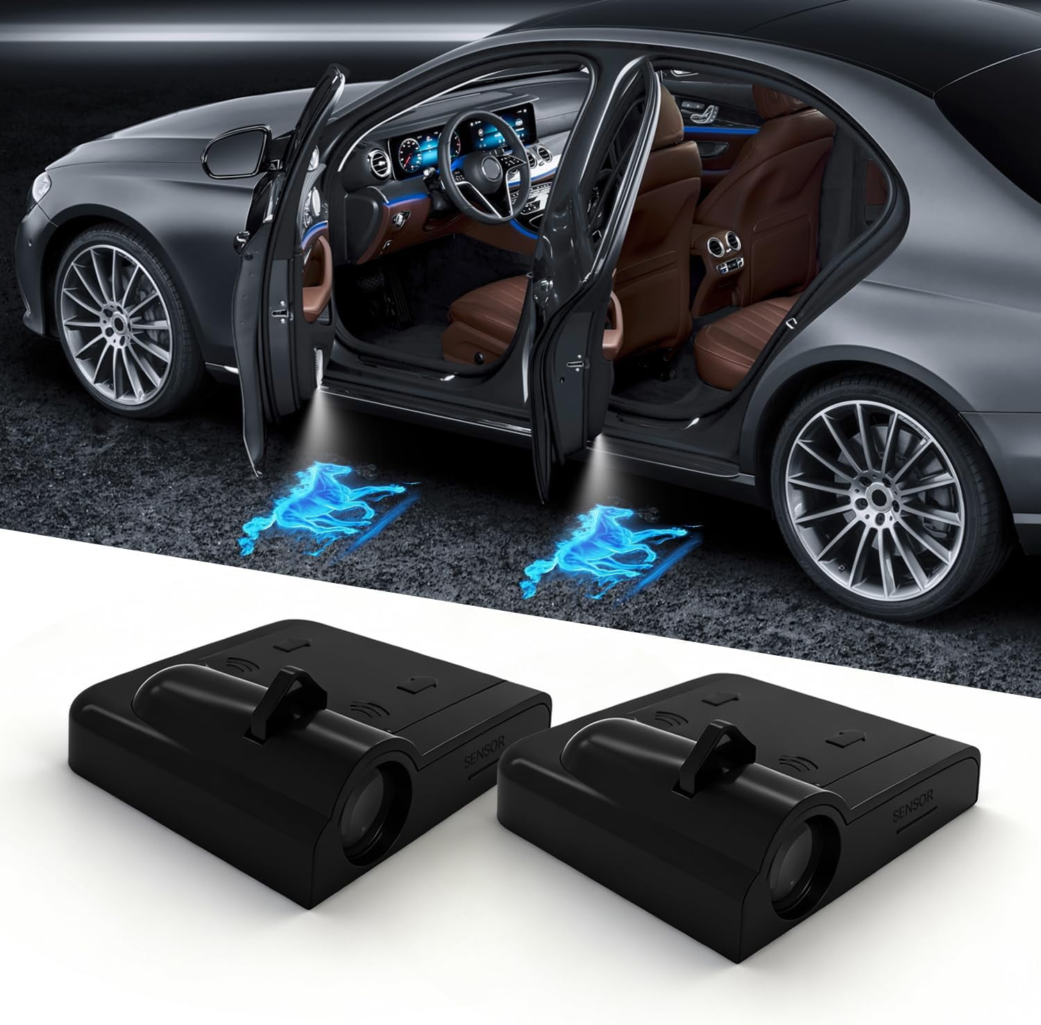 Door Lights Logo Projector, 2 count Door Projector Lights Welcome ...