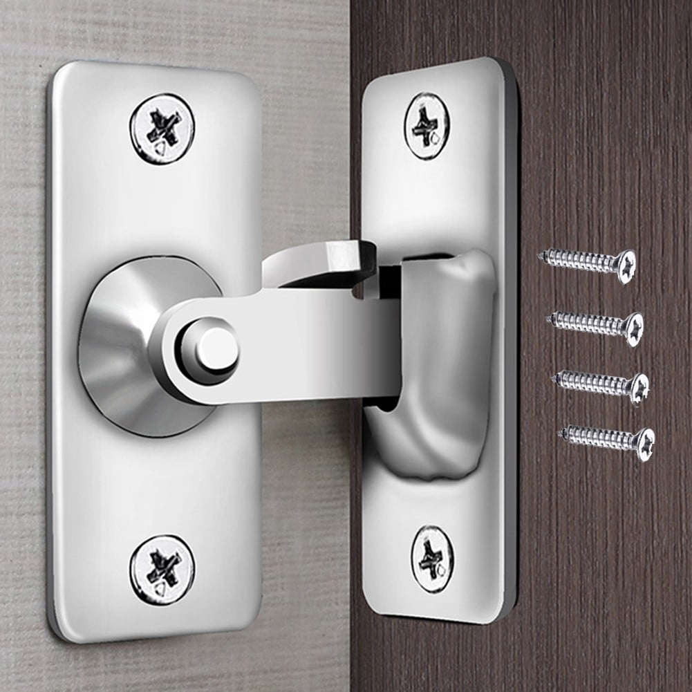 Door Lock 90 Degree Barn Bolt Cast Stainless Steel Hook Latch Window ...