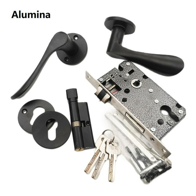 Door Lock Alumina Single Side Lock Indoor Bedroom Secret Lock ...