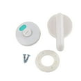 Door Lock Bolt Vacant Engaged Privacy Indicator for Toilet Restroom ...