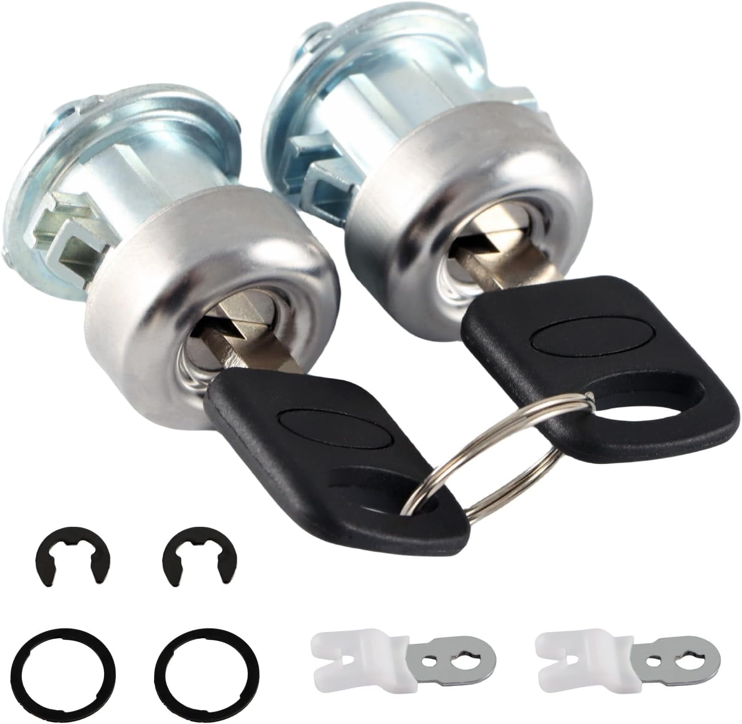 Door Lock Cylinder with Keys Set Compatible with Ford F150 F250 F350 ...