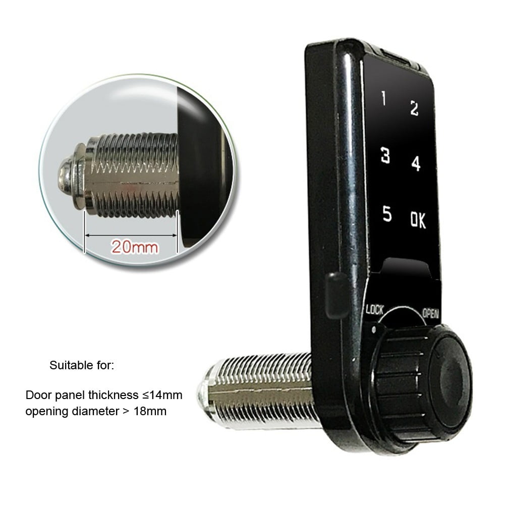 Door Lock Drawer File Cabinet Locker Touch Screen Digital Electronic ...
