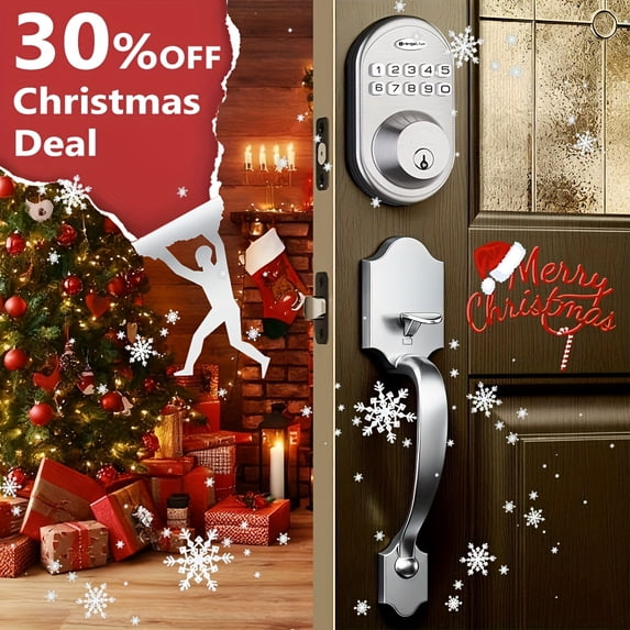 Door Lock Electronic, Keyless-Entry Deadbolt Electronic Lock: Smart ...