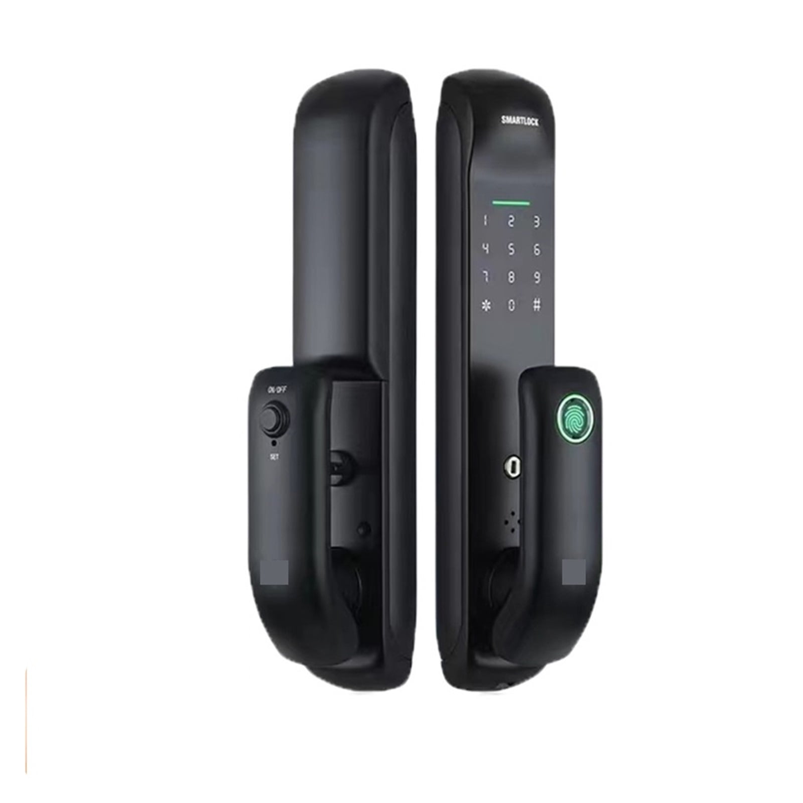 Door Lock, Electronic Smart Door Lock Tuya Or TTlock APP Frosted Panel ...