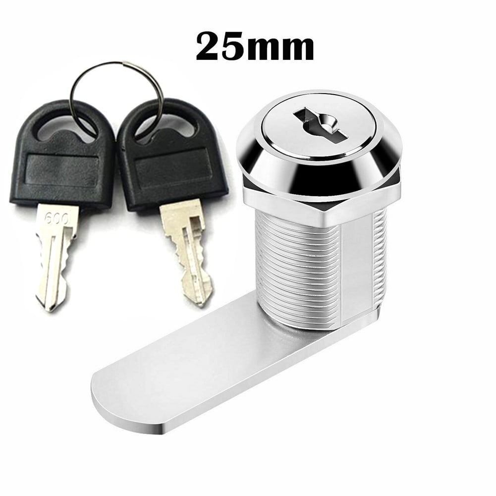 Door Lock For Cabinet Mailbox Barrel Drawer Cupboard Locker 25mm With 2 ...