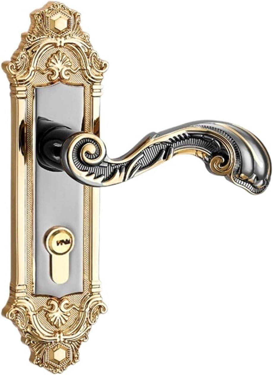 Door Lock Indoor Bedroom Door Lock Chinese Style Simple Door Handle ...
