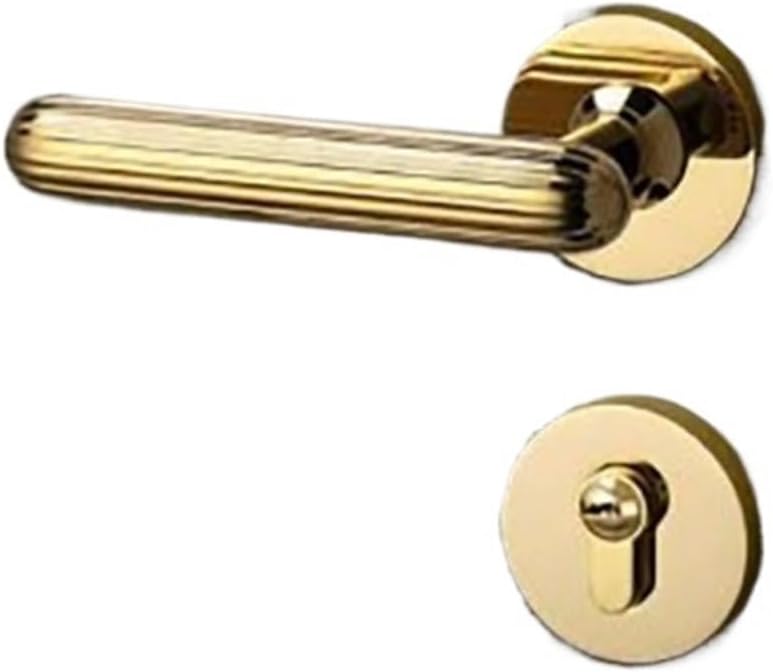 Door Lock Indoor Bedroom Nordic Black Split Bathroom Simple Room Door ...
