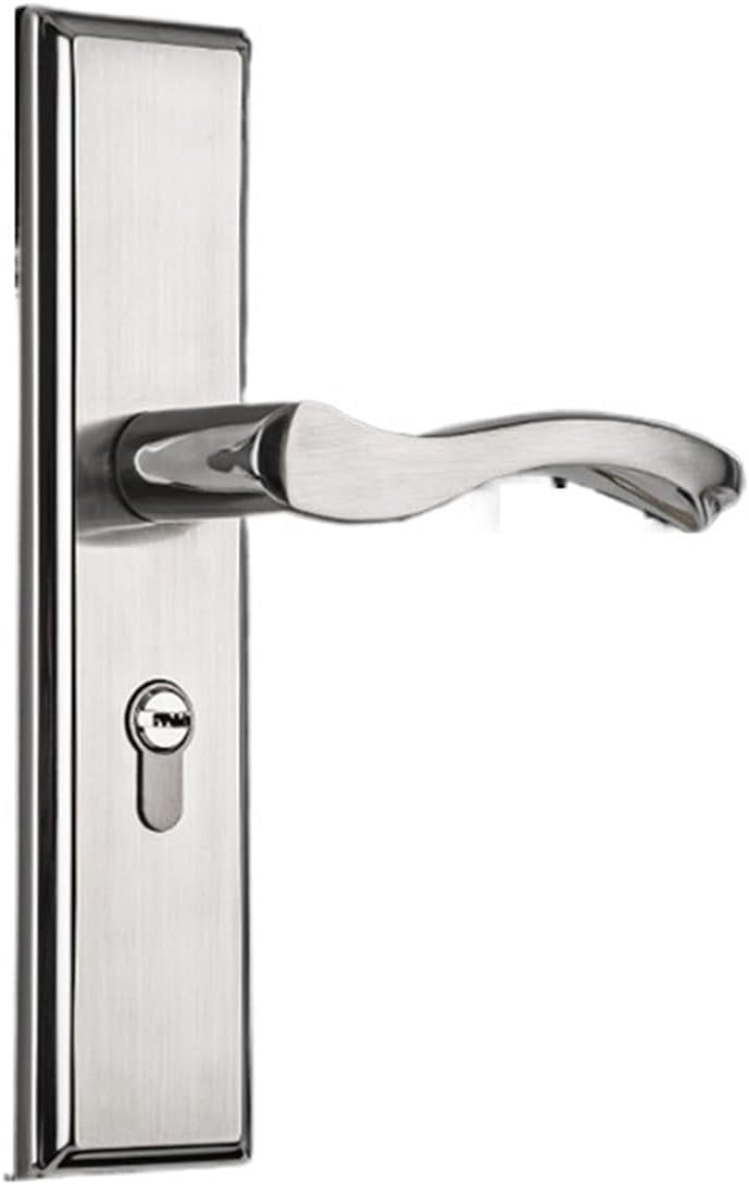 Door Lock Indoor Black Bedroom Wooden Door Lock Engineering Silent ...