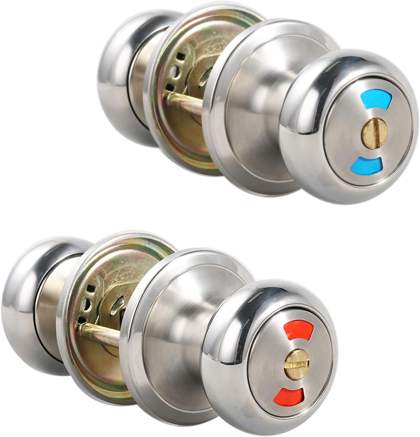 Door Lock Knob, Color Indicator for Vacant or Occupied in Use Restroom ...