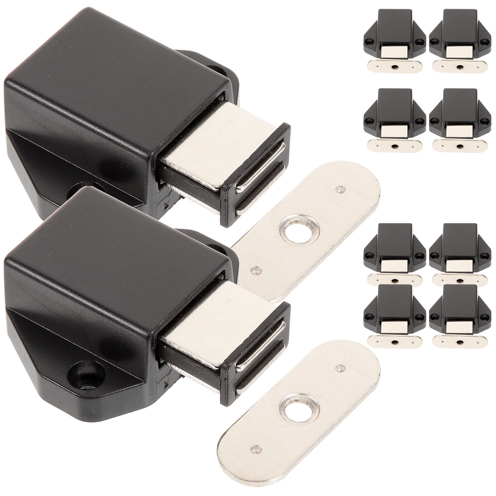 Door Lock Latch,10pcs Door Latch Push To Open Cabinet Latch Magnetic ...