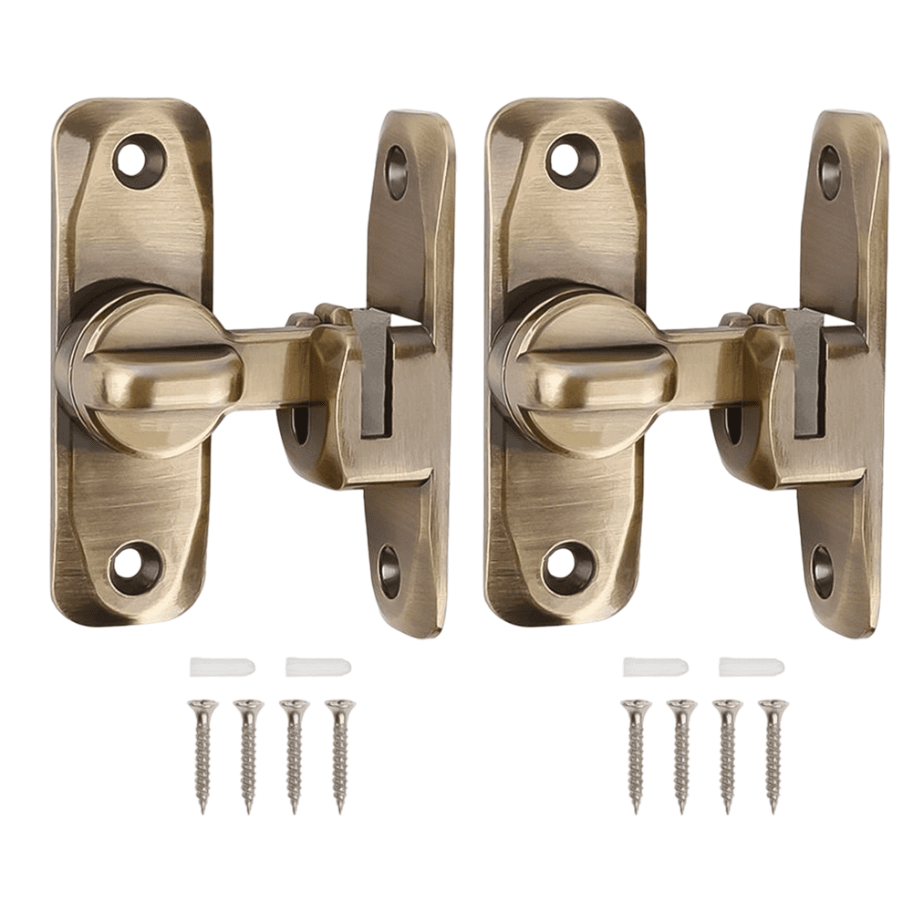 Door Lock Latch Hardware 90/180 Degree Barn Door Gate Latches Lock Door ...
