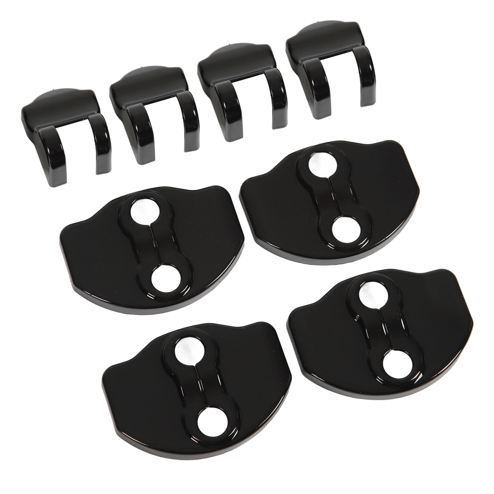 Door Lock Latches Cover Protector Black Coating Door Lock Covers ...