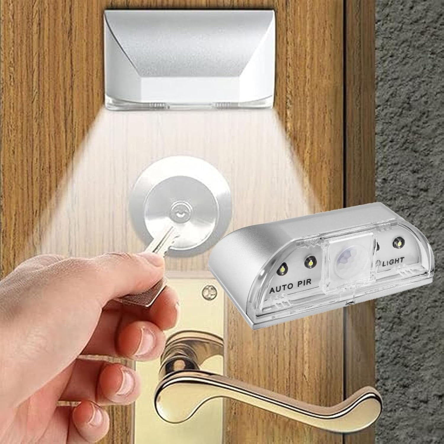 Door Lock Light, Light Above Door Key Lock, Wireless Motion Detector ...