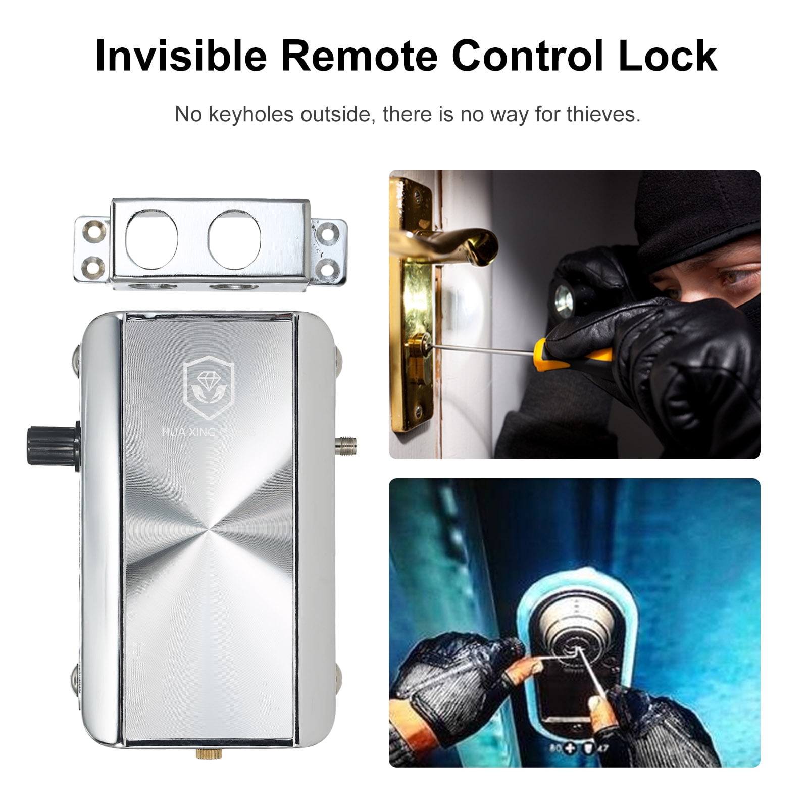Door Lock,/ Remote -theft Deadbolt Wifi Door Keyless Lock Door Lock ...