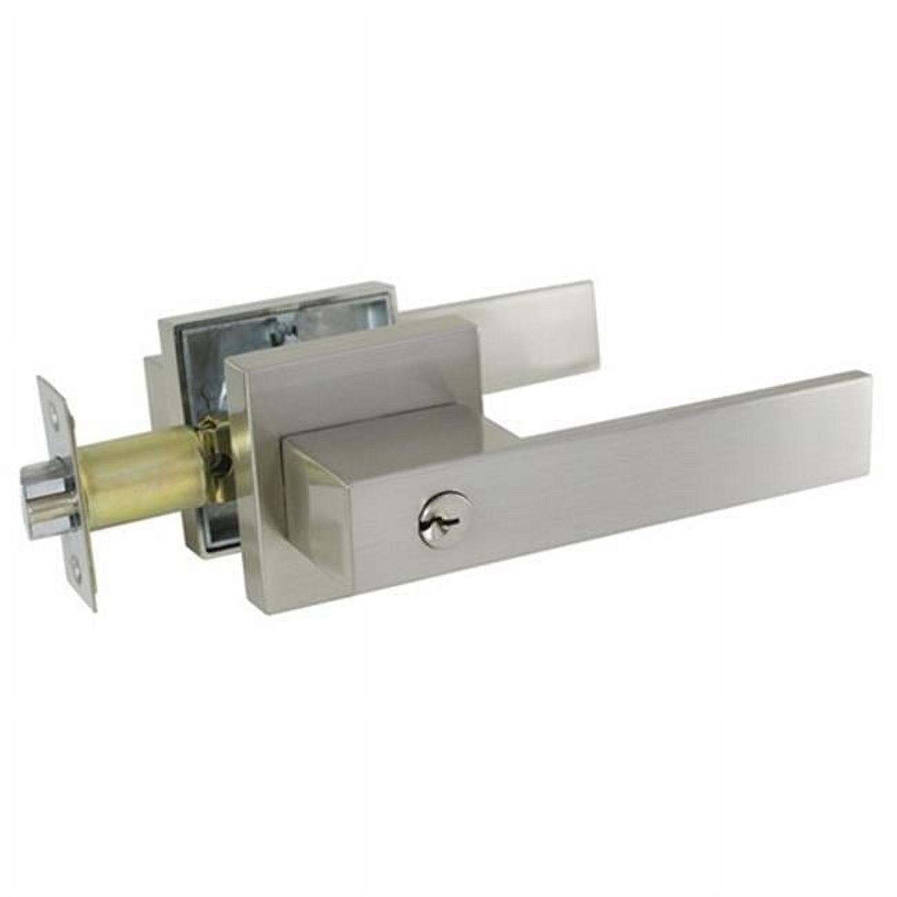 Door Lock Senna Residential Premium, Satin Nickel - Zamak - Walmart.com