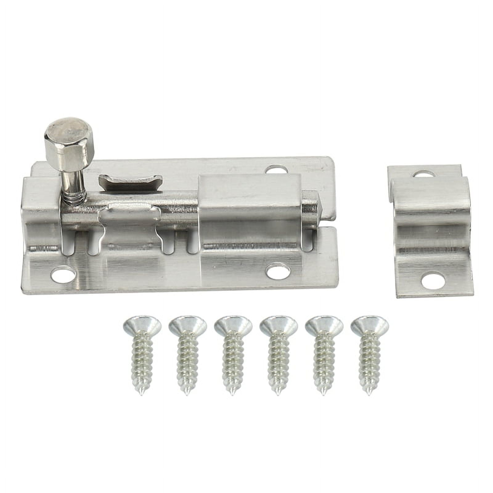 Door Lock Slide Bolt for Bathroom, Toilet, Shed, Bedroom, Furniture ...