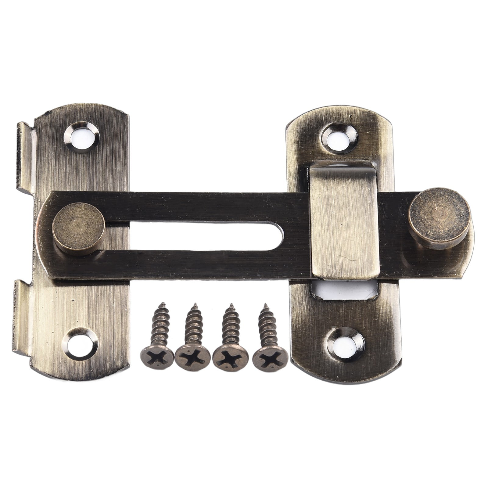 Door Lock Stainless Steel Hasp Latch Lock Thickened Red Bronze Door Latch Pet Cage Safety ...