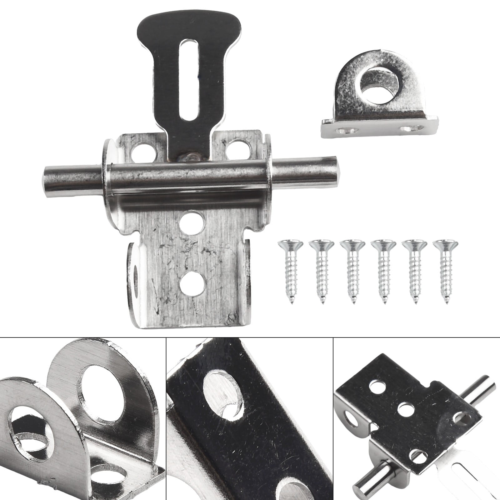 Door Lock Stainless Steel Latches Bolts Latches Security Barrel Bolt ...