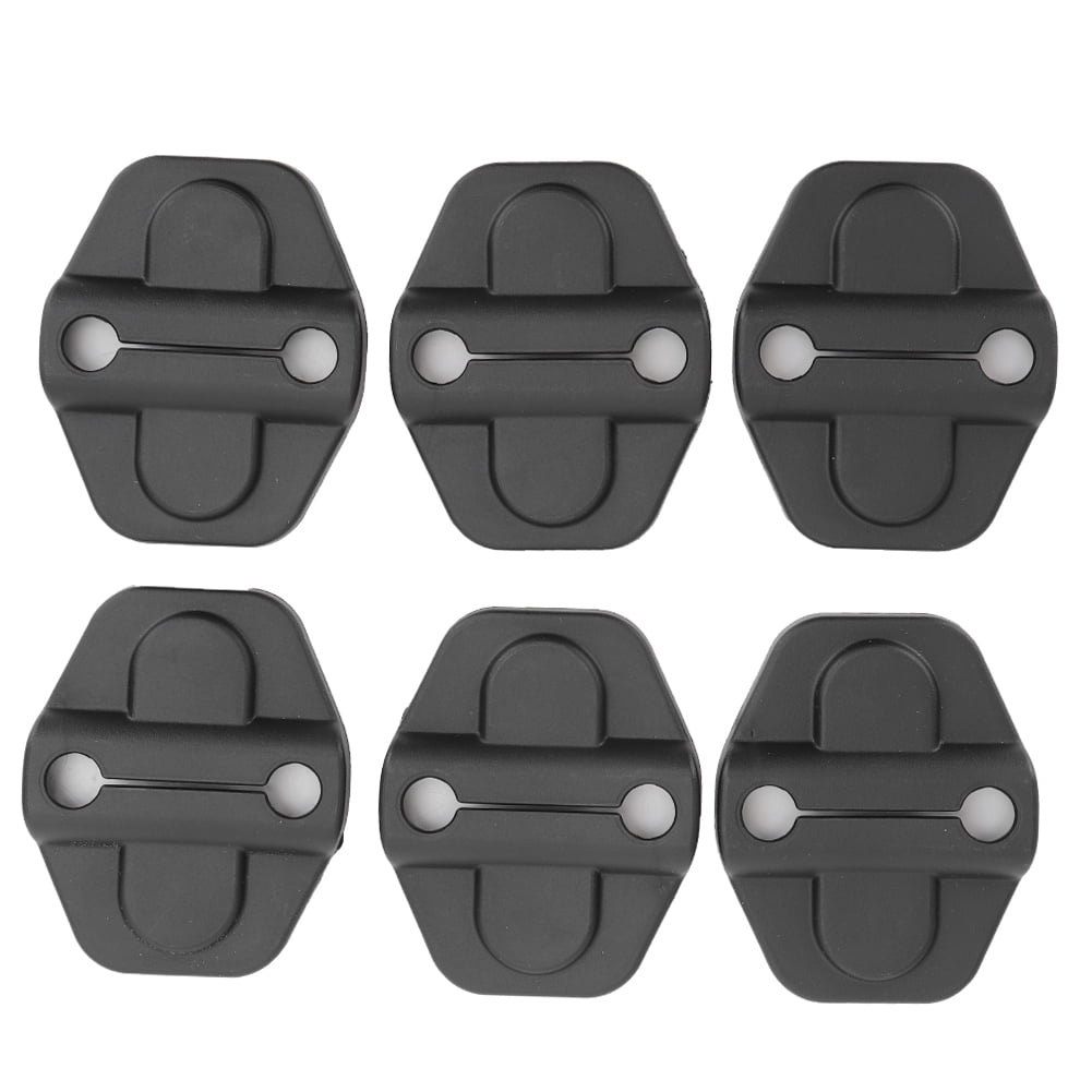 Door Lock Switch Cover, 6 Pack Door Lock Trim Cover Black Decal ...