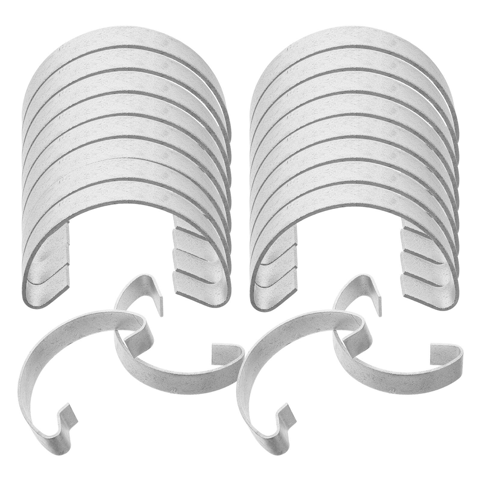 Door Locks 20 Pcs Space Save Metal Tension Spring Hook Simple Poultry ...