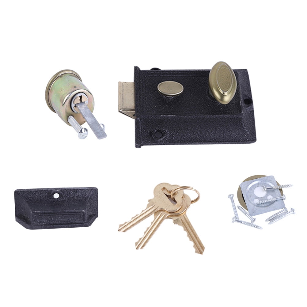 Door Locks Cast Iron Lock Fireproof Door Lock Vintage Door Lock Anti ...