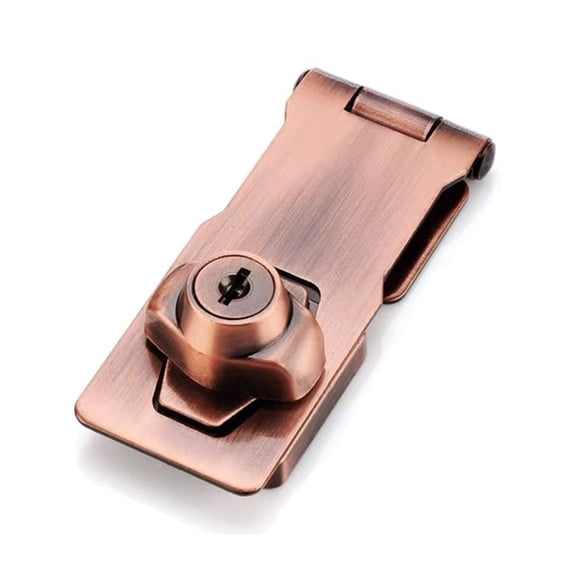 Door Locks Hasp for Keyed Hasp Locks Twist Knob Keyed Locking Hasp ...