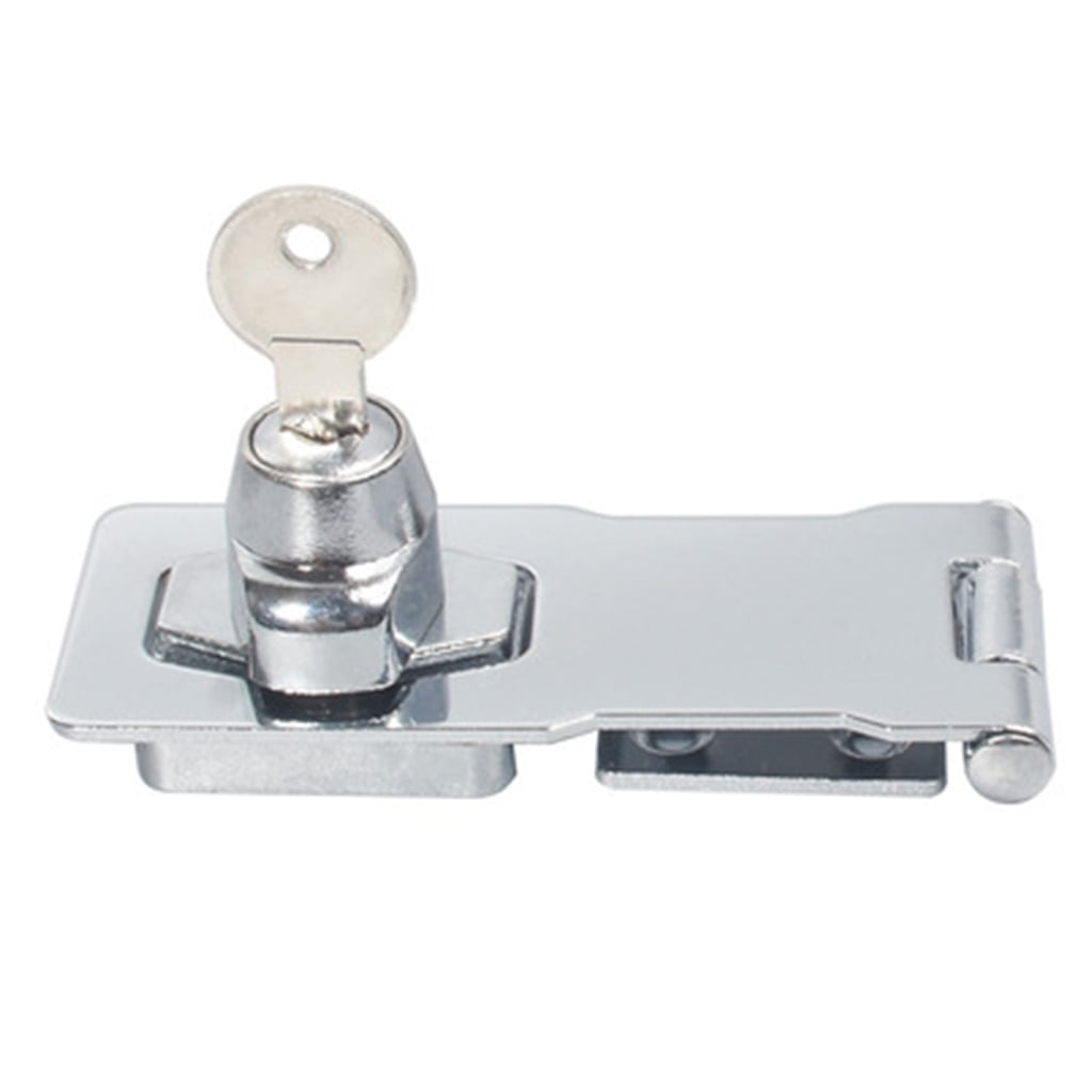Door Locks Hasp for Latch Keyed Hasp Locks Twist Knob Keyed Locking ...