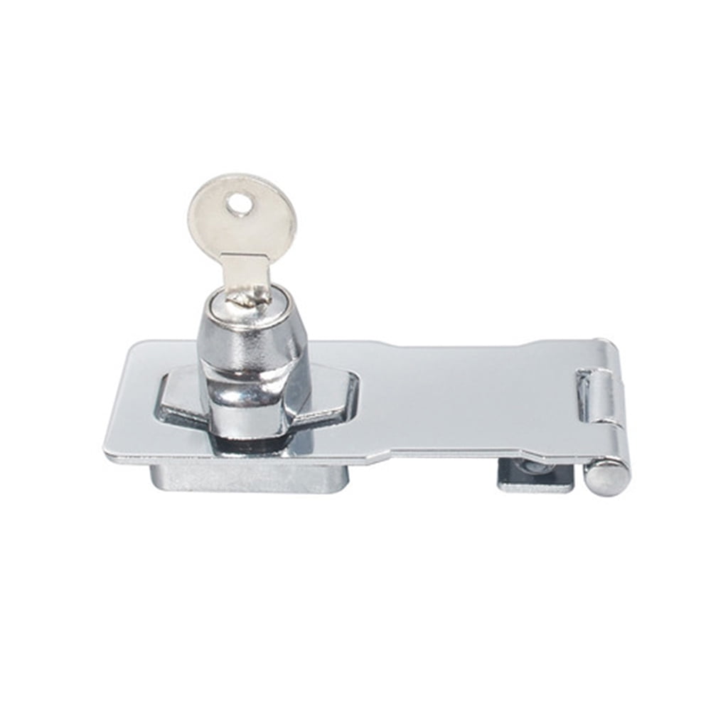 Door Locks Hasp for Latch Keyed Hasp Locks Twist Knob Keyed Locking ...