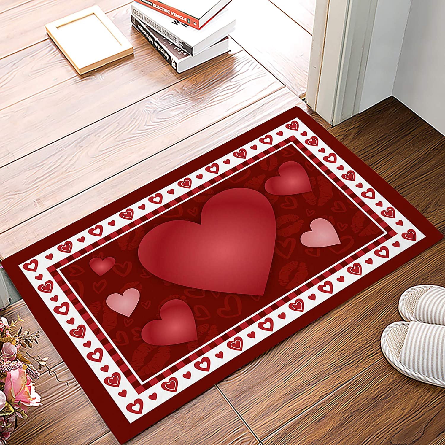 Door Mat 23.6 x 15.7 Inch Welcome Mat Front Floor Mats, Non Slip Indoor ...