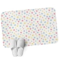 Door Mat 31.5"x47.2", Colorful Polka Dot Non Slip Backing & Low Profile ...