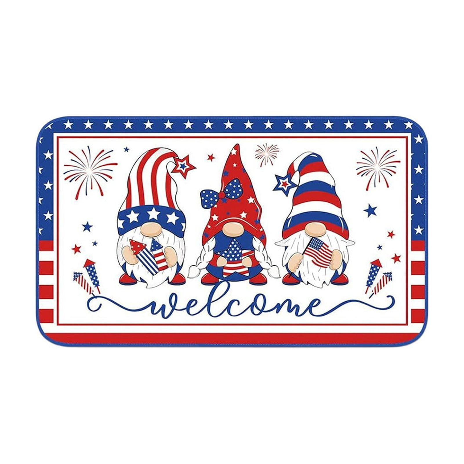 Door Mat Floor Mat Independence Day Home Entrance Mat Style Non Slip ...