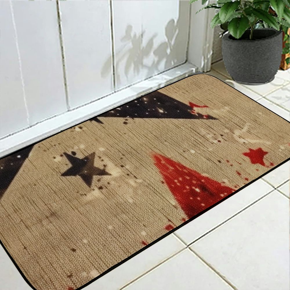 Door Mat Graffiti Designs Red Blue Non Slip Waterproof Camping Kitchen ...